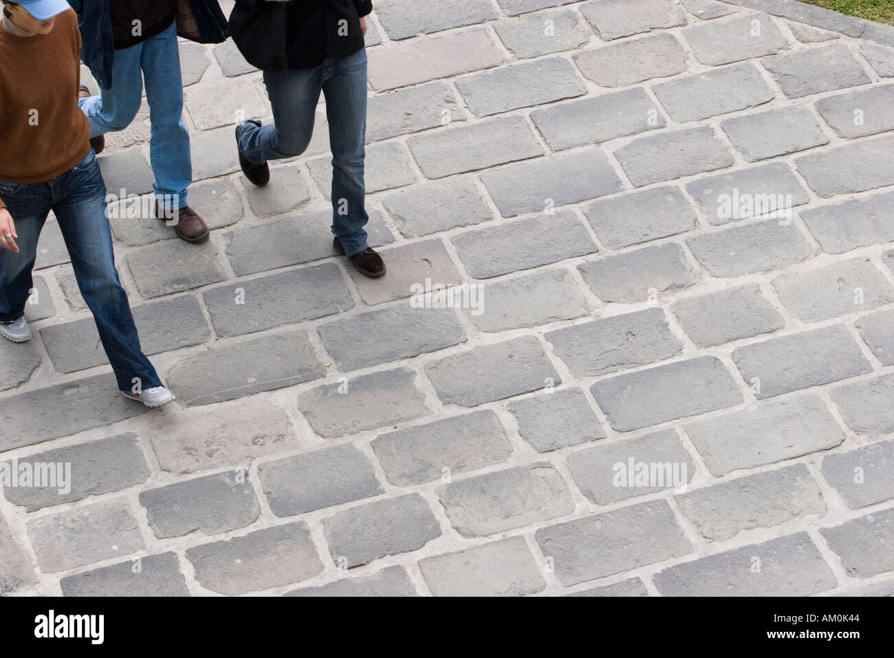 people walking taken from above Stock Photo - Alamy
