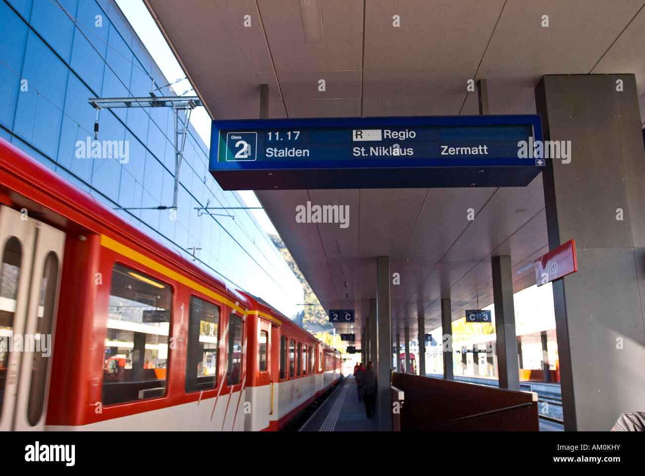 Visp railway station hi-res stock photography and images - Alamy