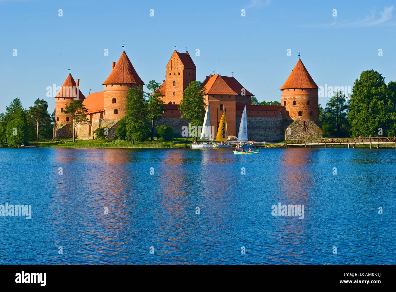 Castle of Trakei, Trakei, Lithuania Stock Photo - Alamy