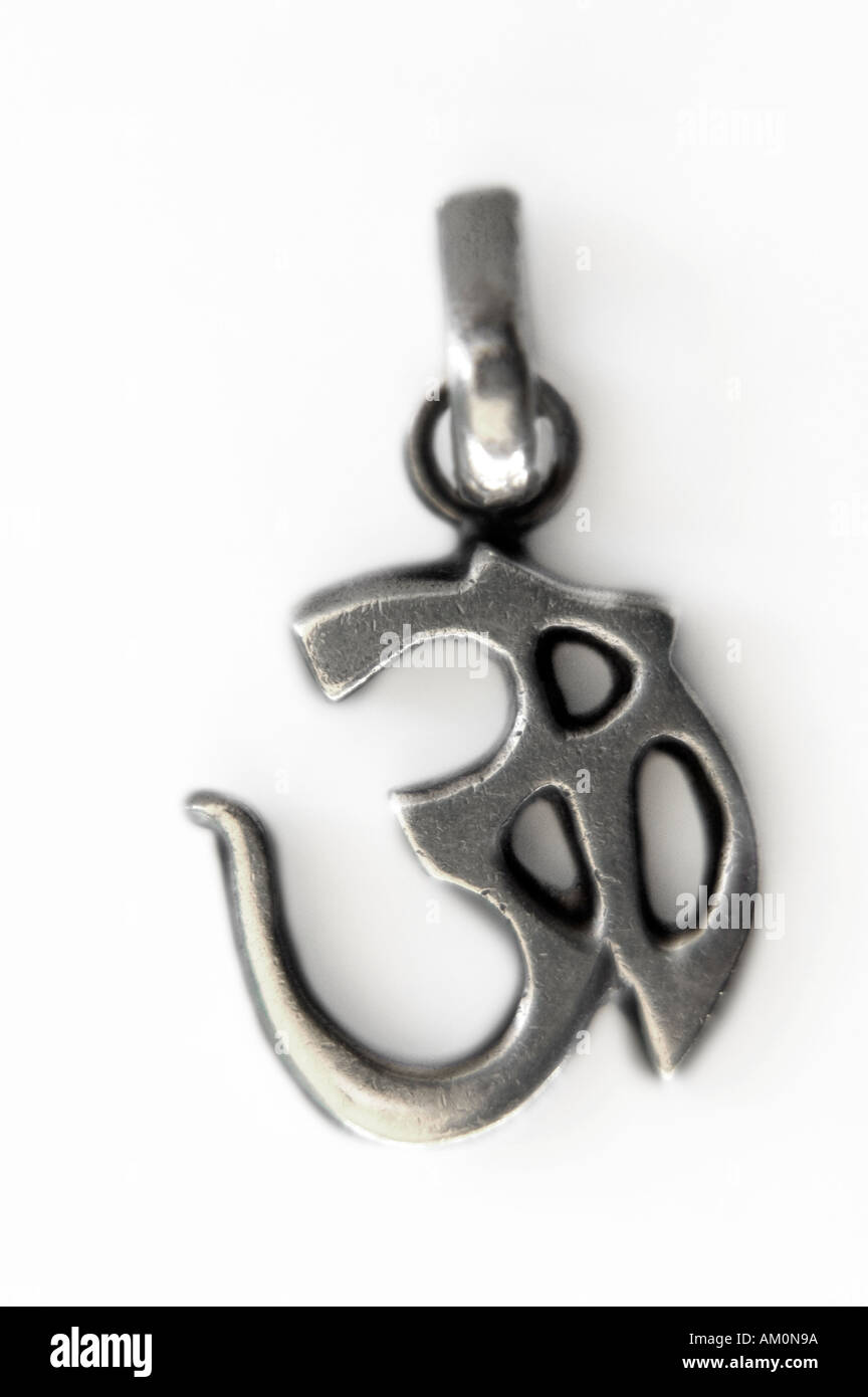 Om Aum Symbol pendant Stock Photo - Alamy