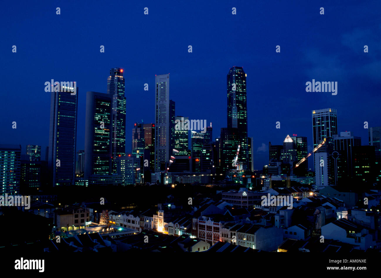 SINGAPORE Raffles Place Stock Photo - Alamy