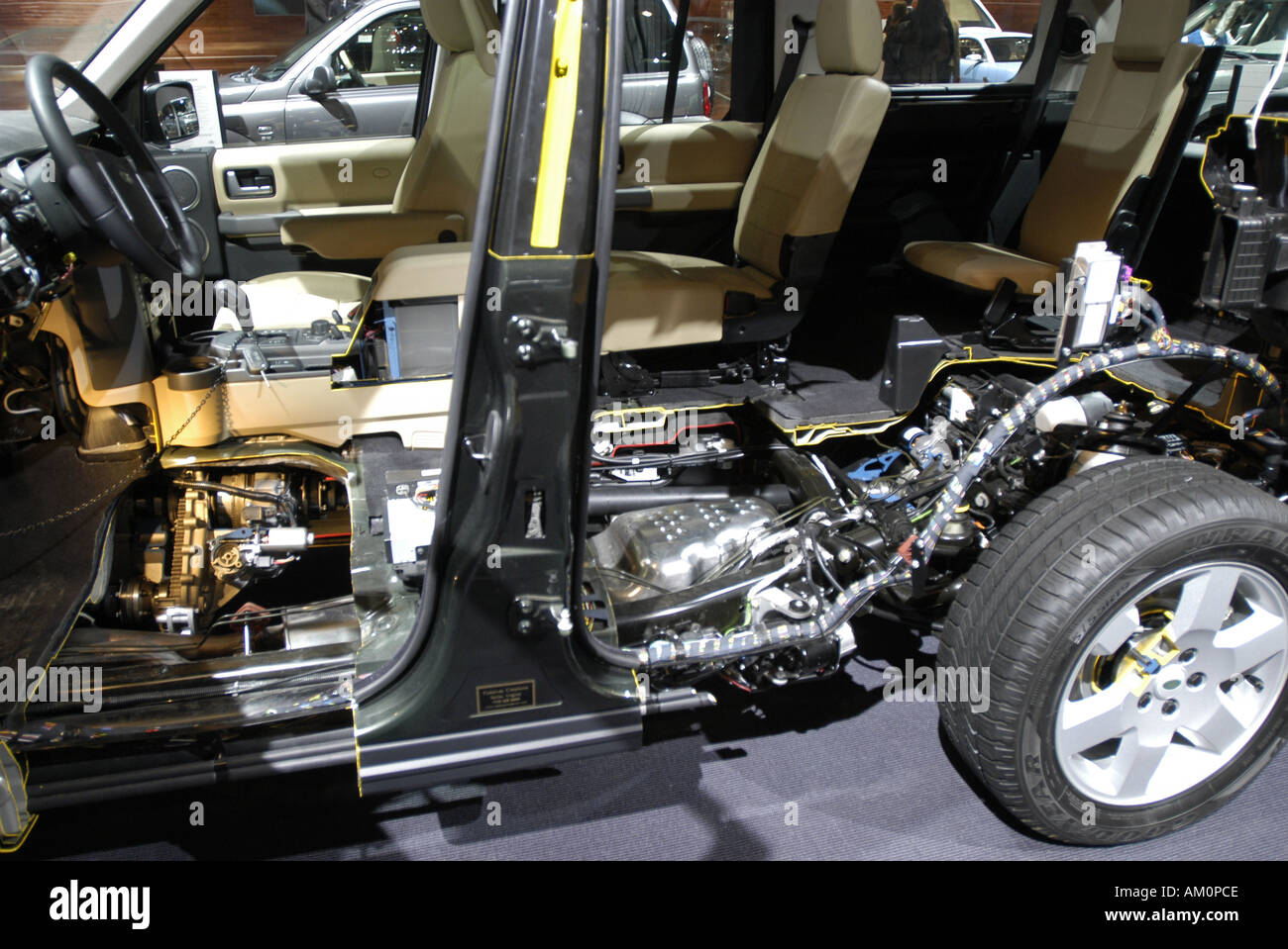 Axel Axle Wheels car engine vehicle automobile Stock Photo - Alamy