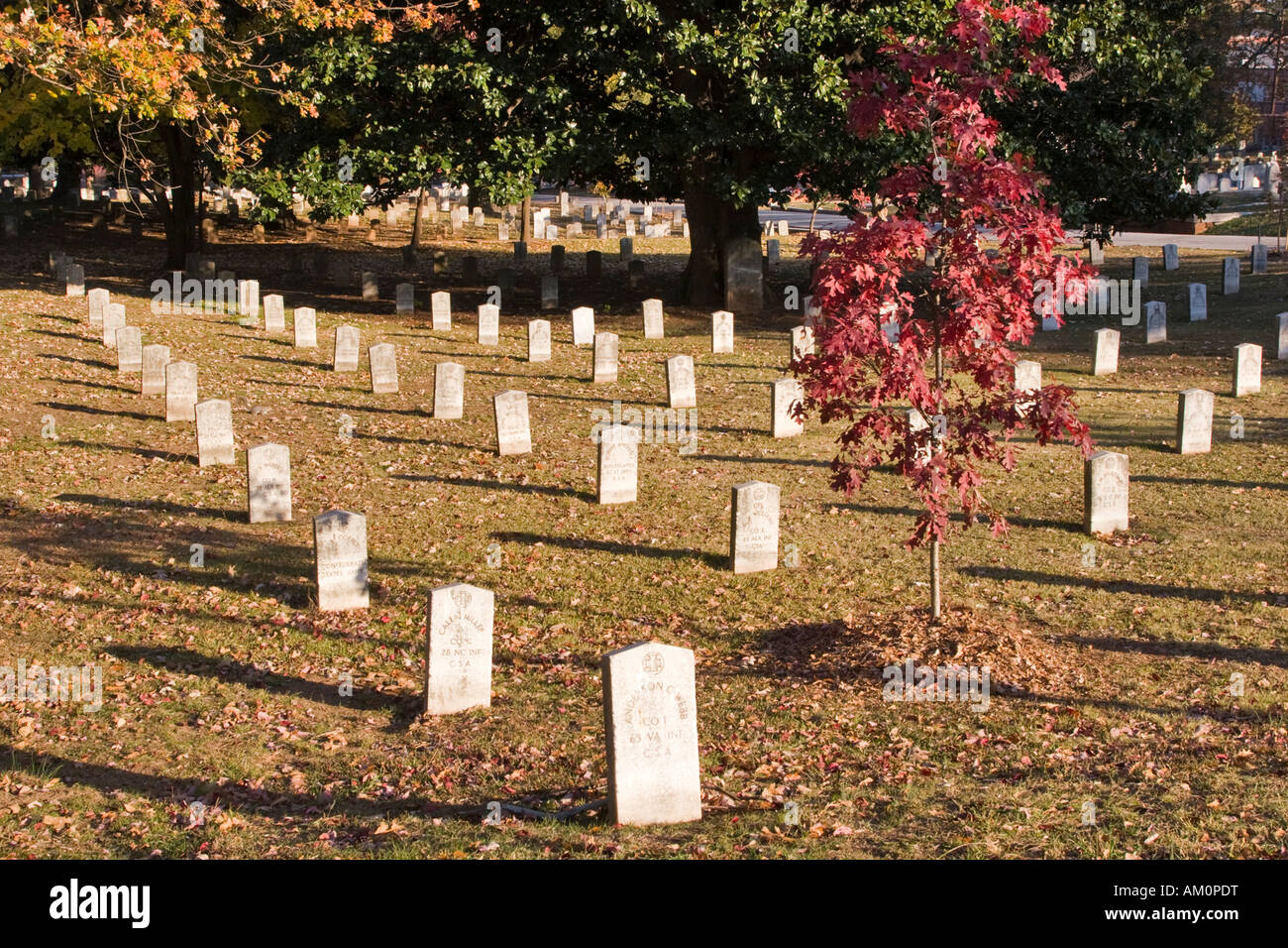 Confederate graveyard in Oakland Cemetery, Atlanta Stock Photo - Alamy