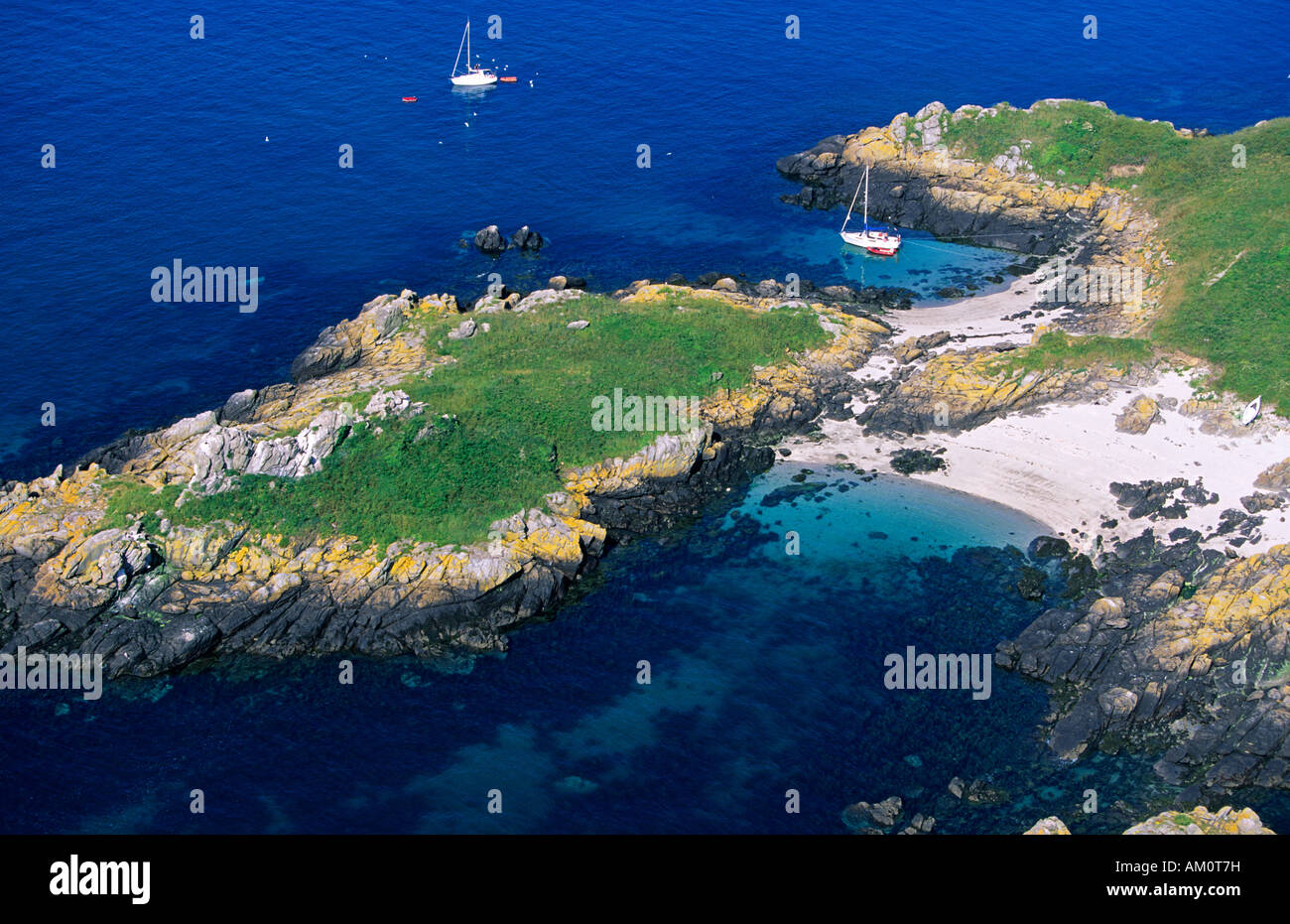 Chausey islands aerial view hi-res stock photography and images - Alamy