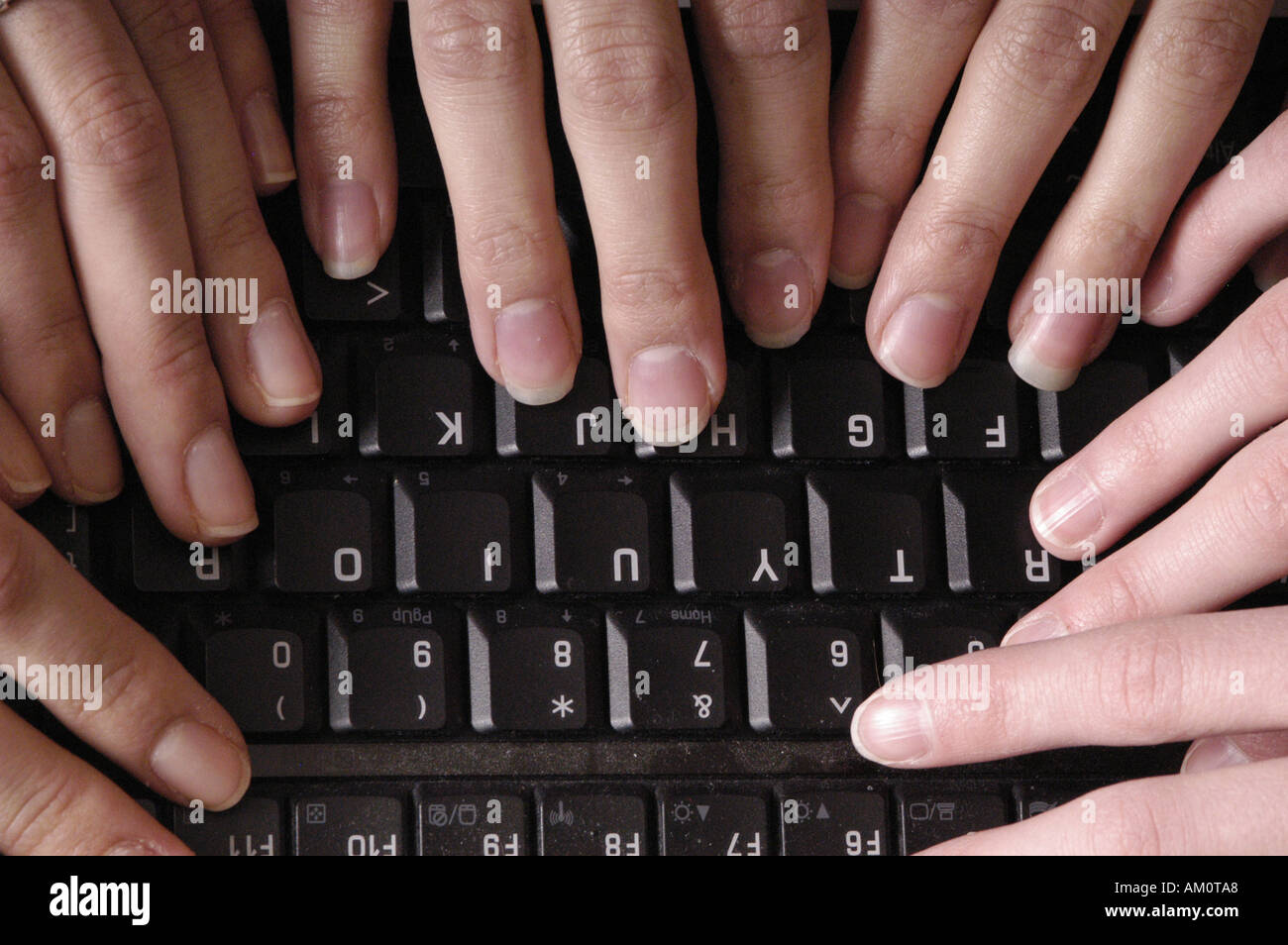 hands typing type keyboard typist administration office research ...