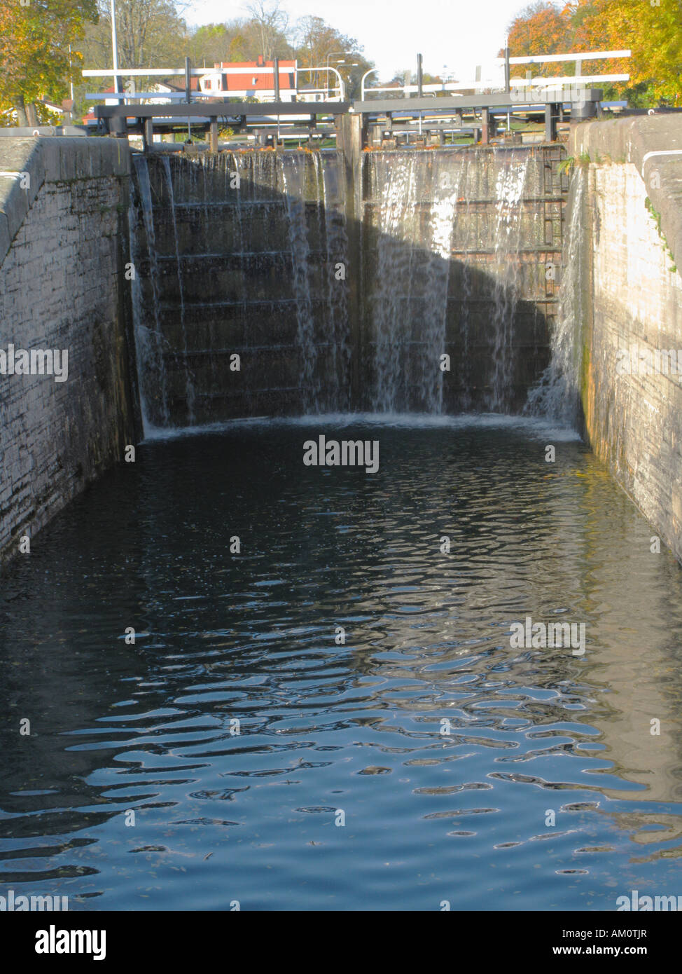 Sluice in Berg, Sweden Stock Photo - Alamy