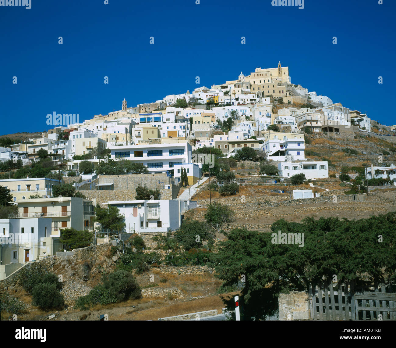 GREECE Cyclades Islands Syros Stock Photo - Alamy