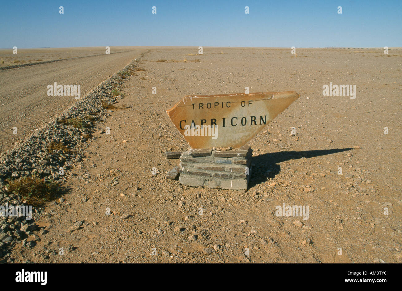 Road sign in namibia hi-res stock photography and images - Alamy
