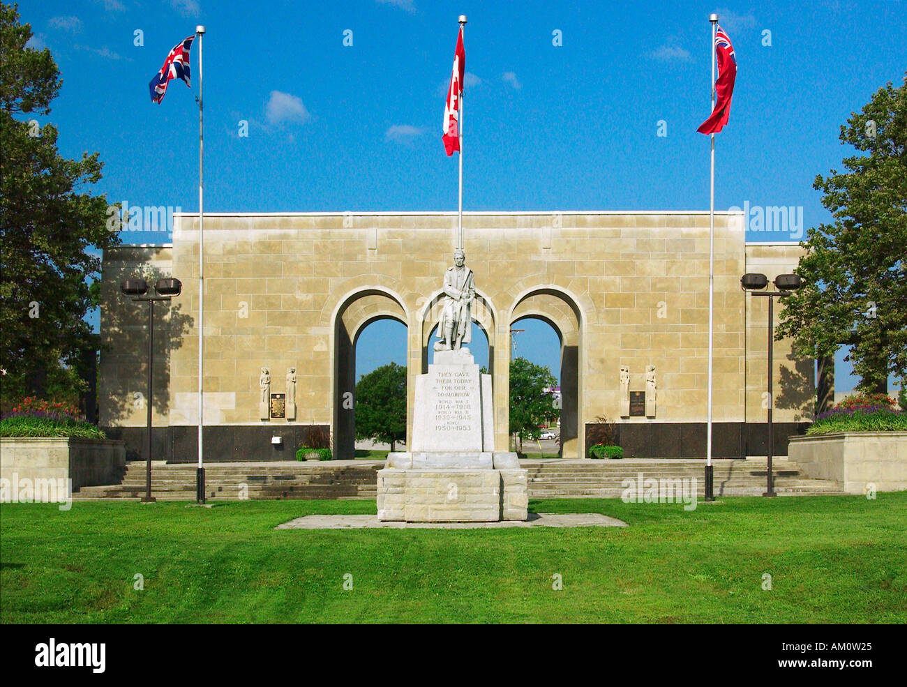 Mather Park Gate at Fort Erie Canada Stock Photo - Alamy
