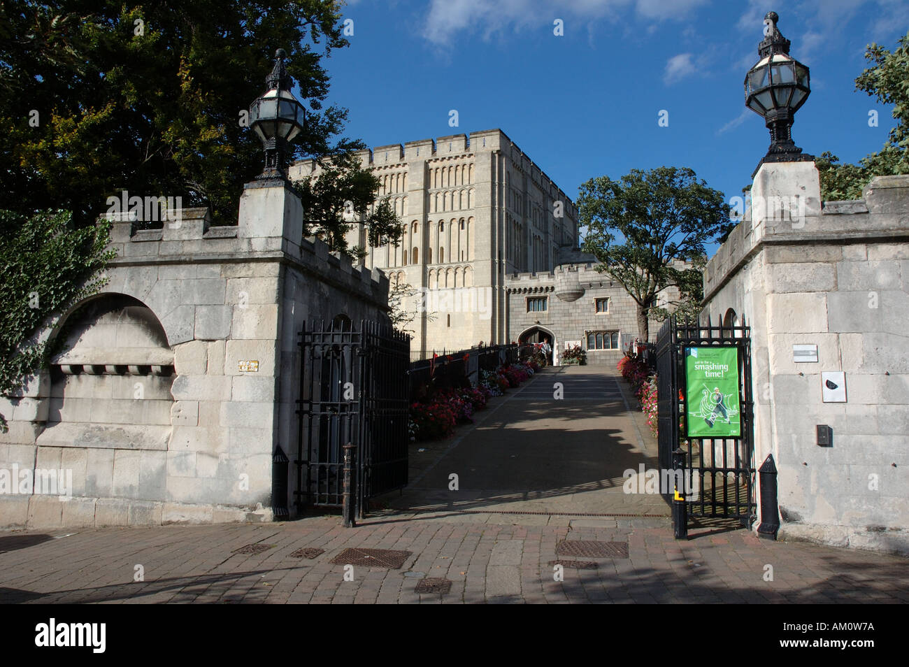 Entrance to Norwich Castle, Norfolk, UK Stock Photo - Alamy