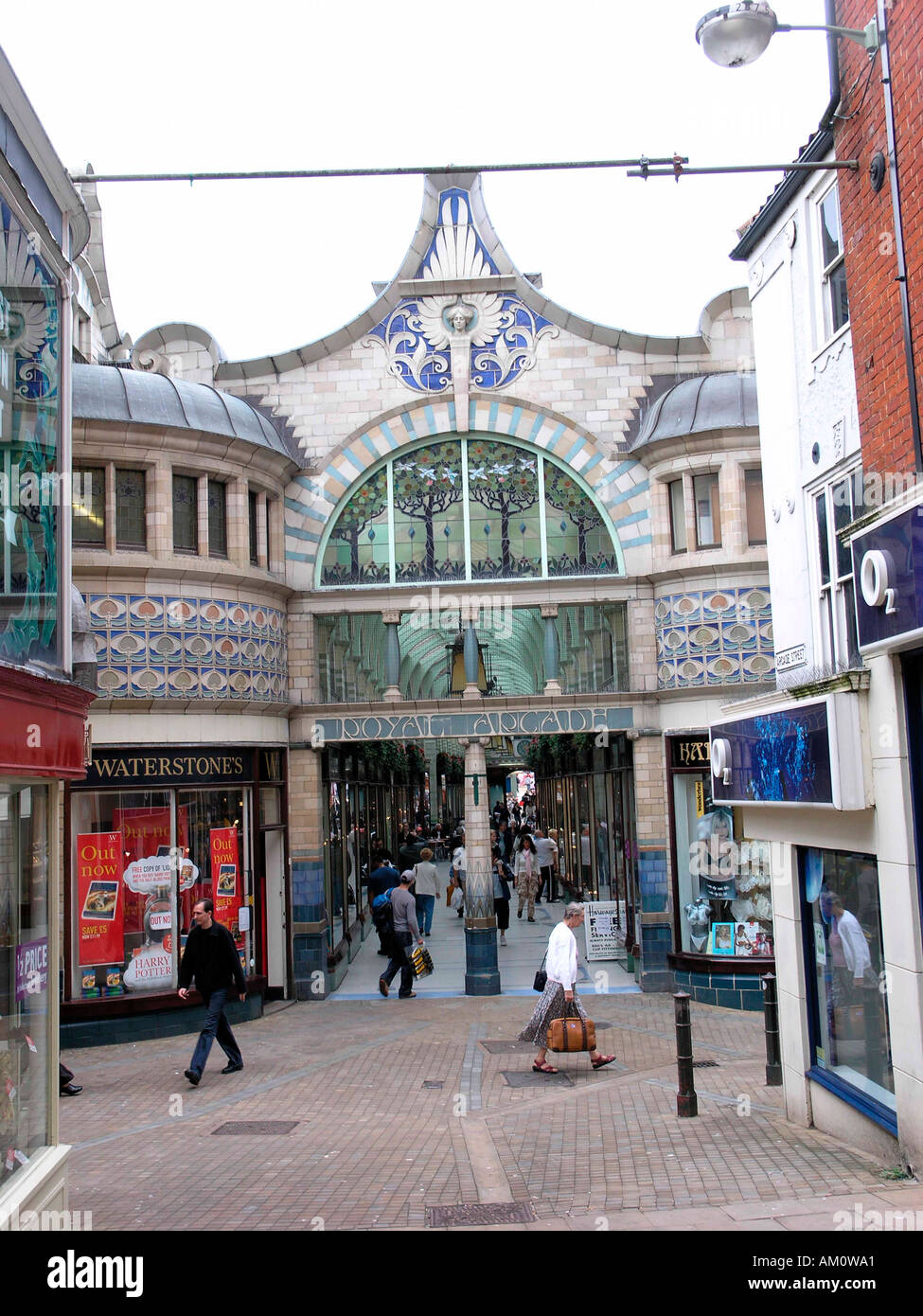 The Royal Arcade Norwich Stock Photo - Alamy