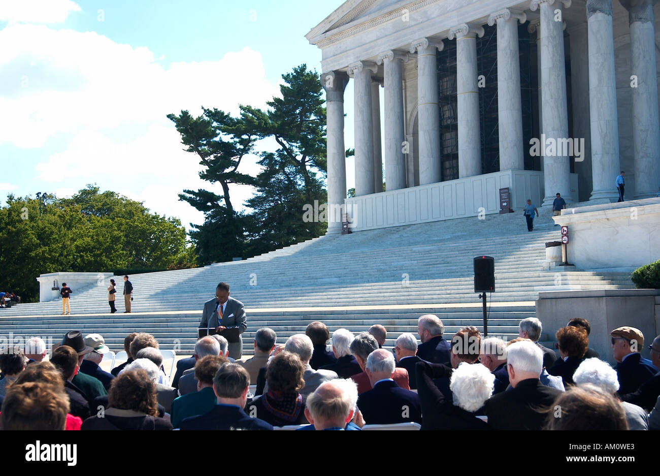 Pastor Charles G. Adams delivers an inspiring message at the Jefferson ...