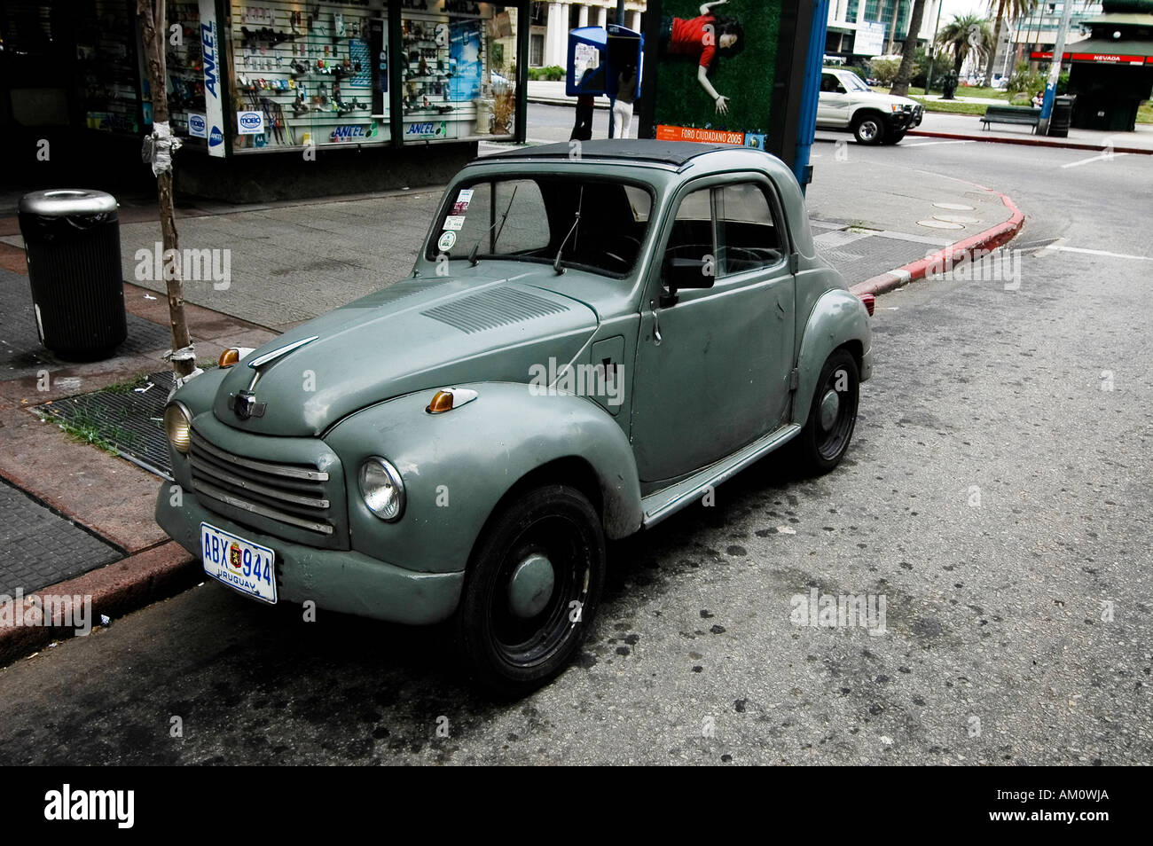Vintage car in Montevideo Uruguay Stock Photo - Alamy