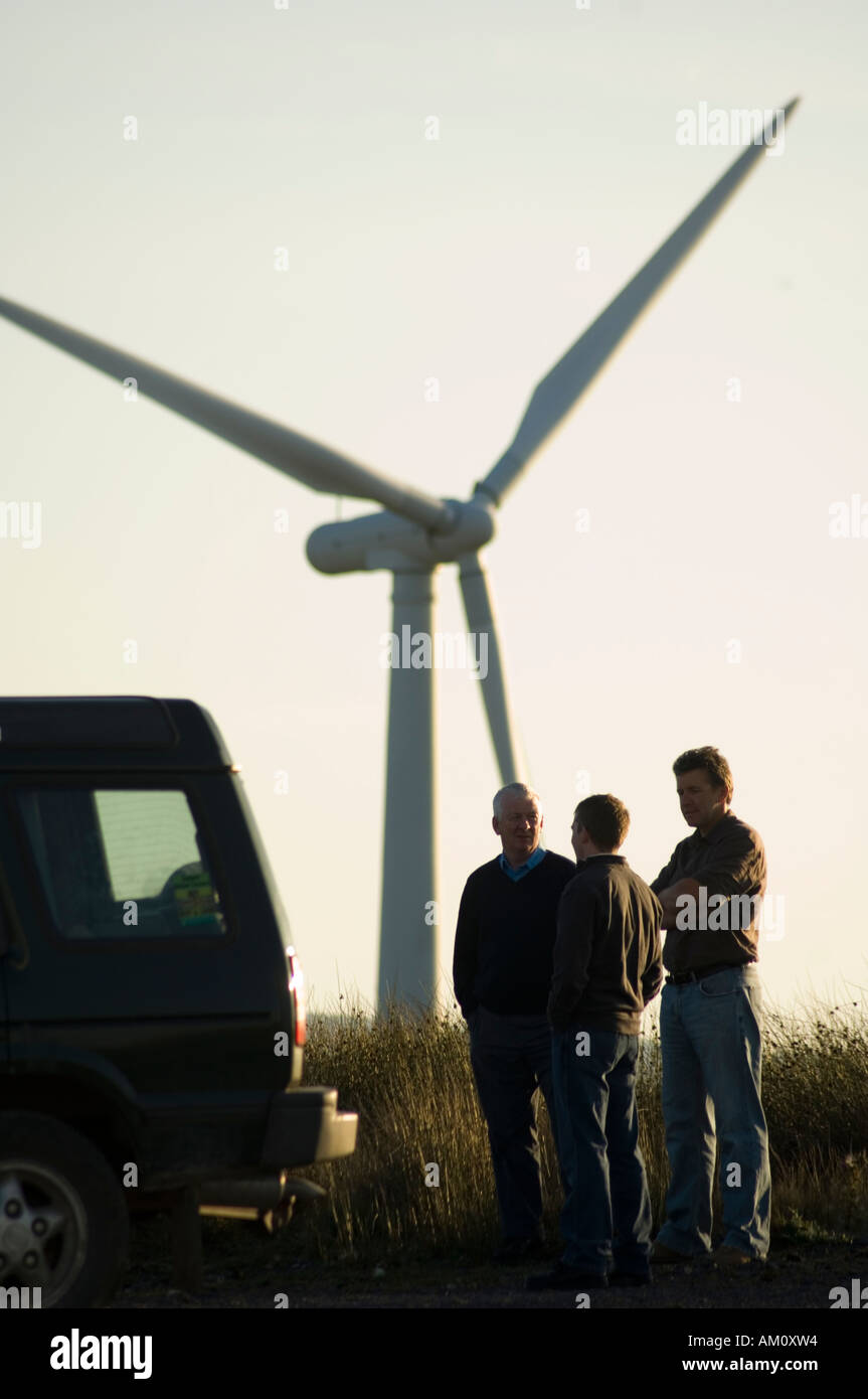 Wind turbine windmill carno wales hi-res stock photography and images ...