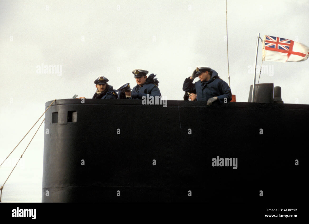 The Fin of HMS Osiris an Oberon Class submarine Stock Photo - Alamy