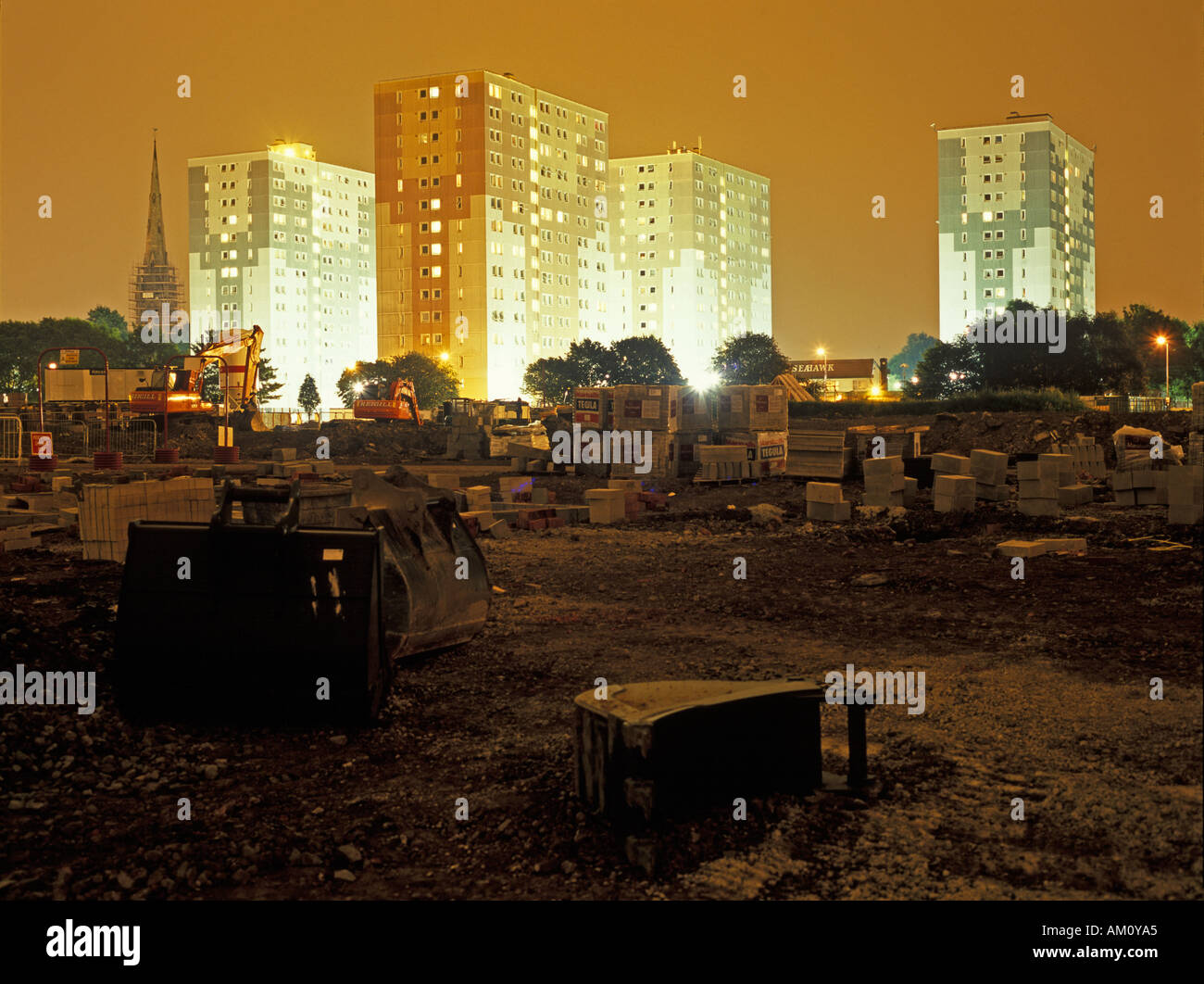 Moss side manchester night hi-res stock photography and images - Alamy