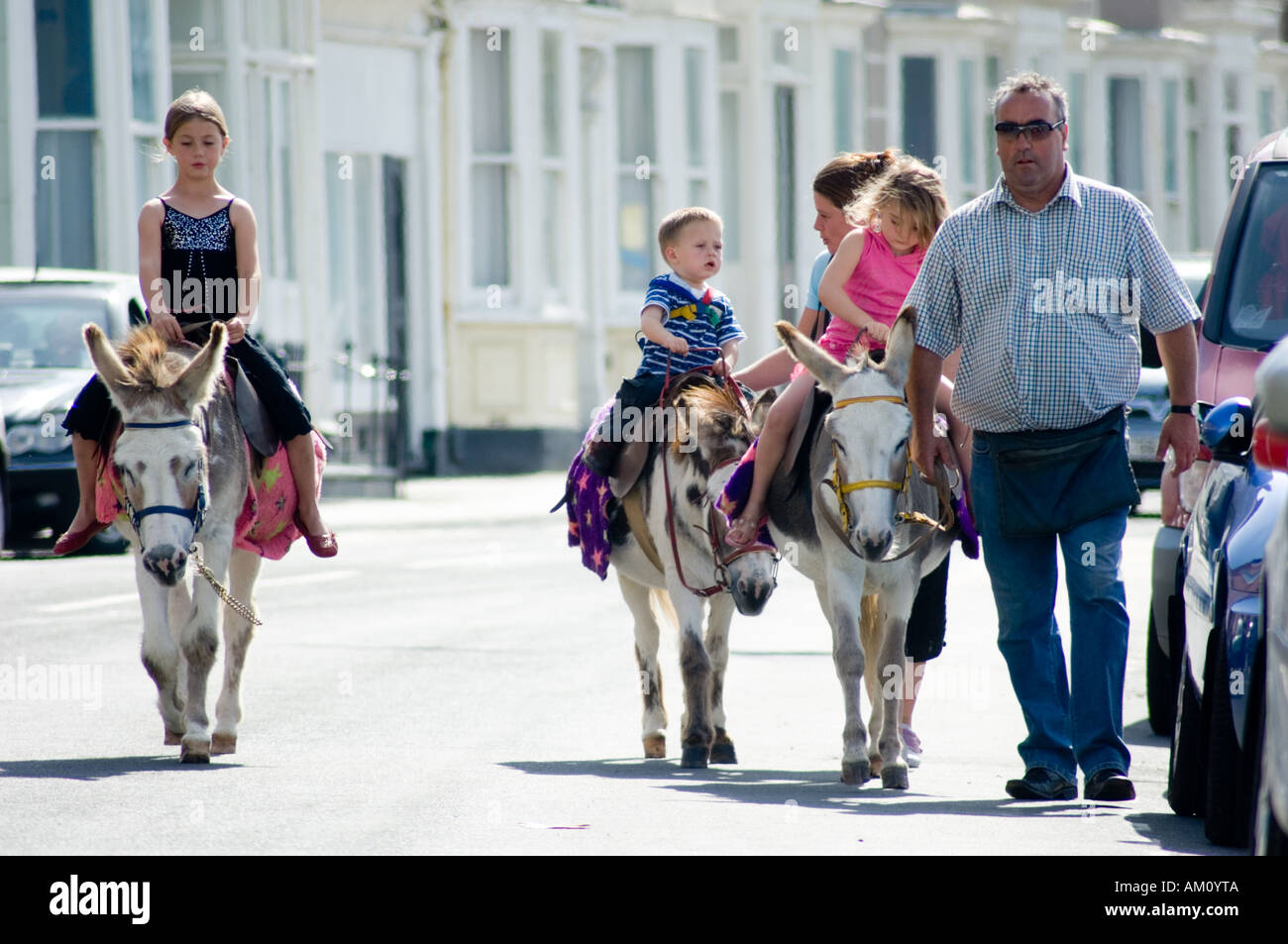 Child donkey ride hi-res stock photography and images - Alamy