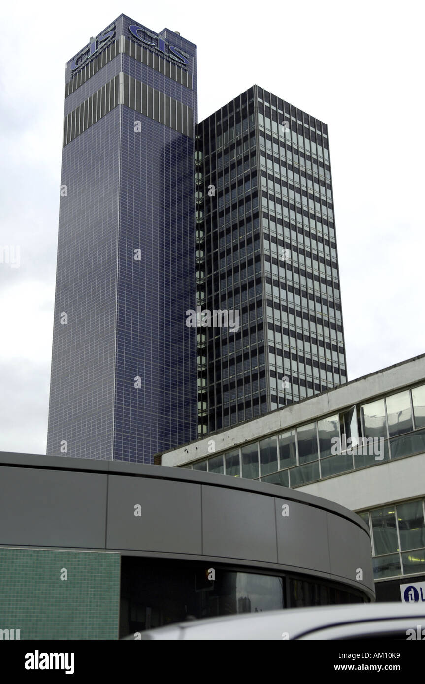 cis tower skyscraper manchester uk vertical building architecture Stock ...
