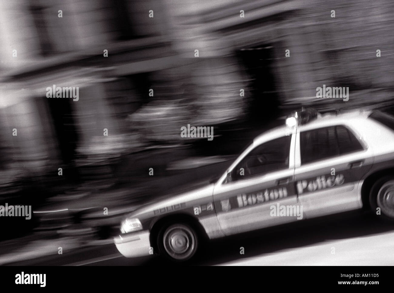 Boston police car hi-res stock photography and images - Alamy