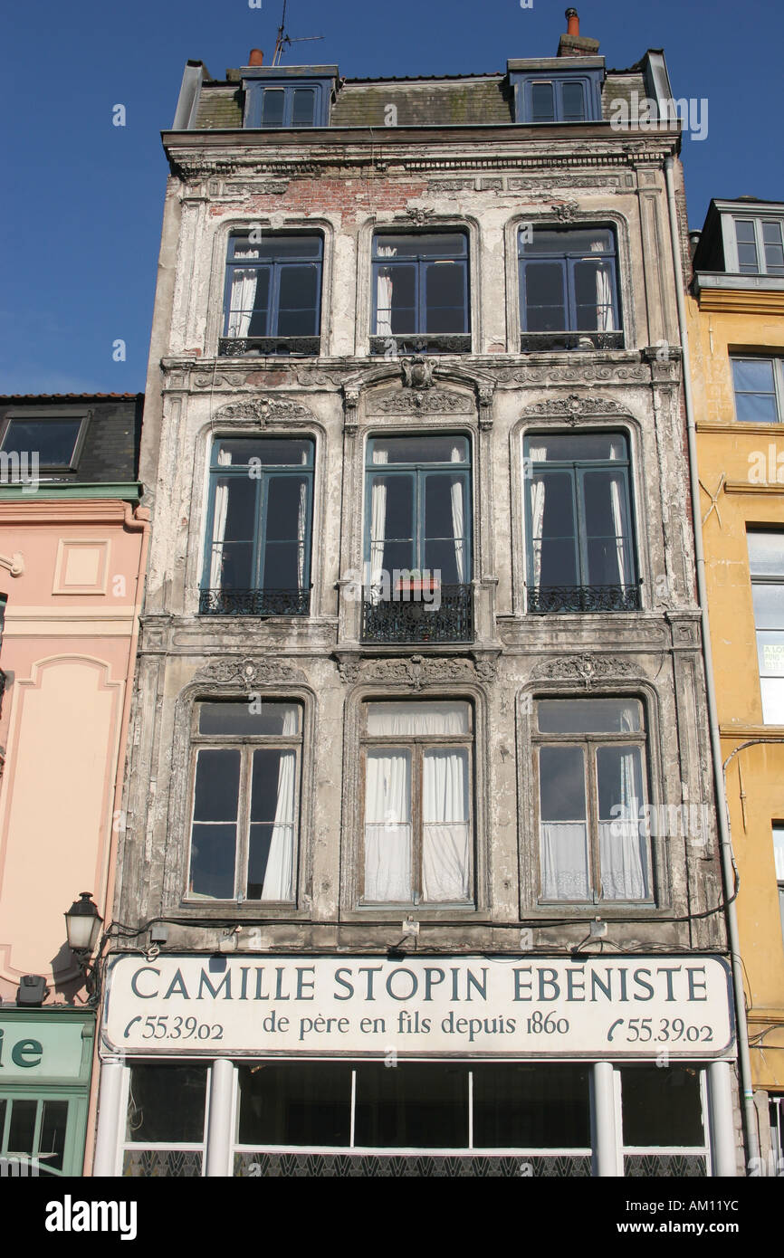 Typical old lille building hi-res stock photography and images - Alamy