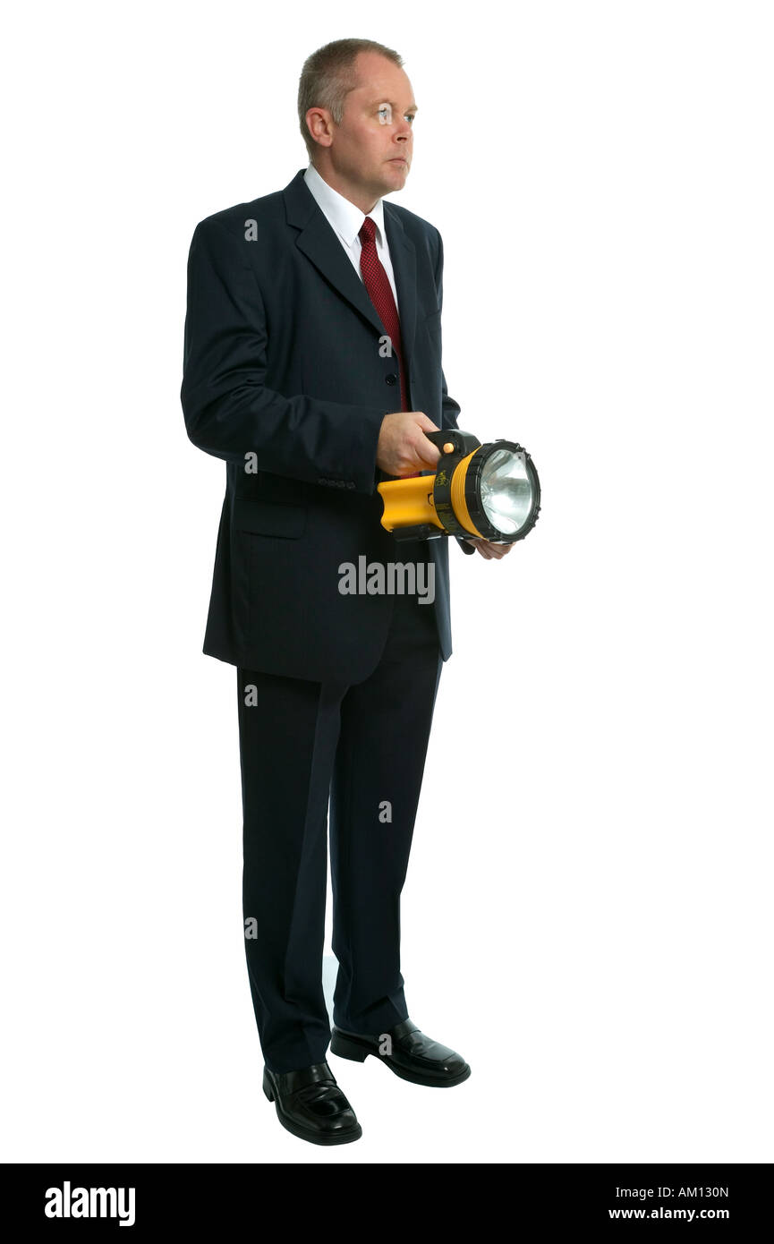 Searching torch light Cut Out Stock Images & Pictures - Alamy