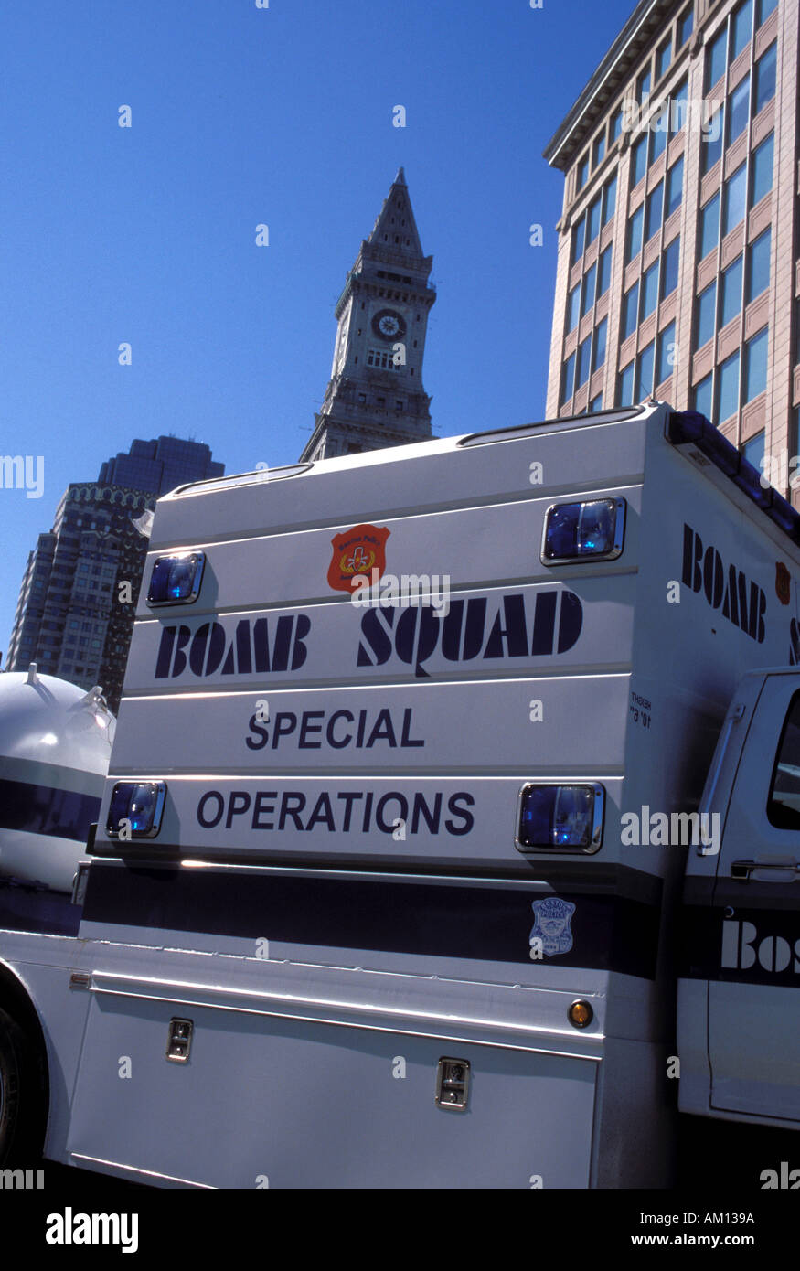 Boston Bomb Squad Truck Stock Photo - Alamy