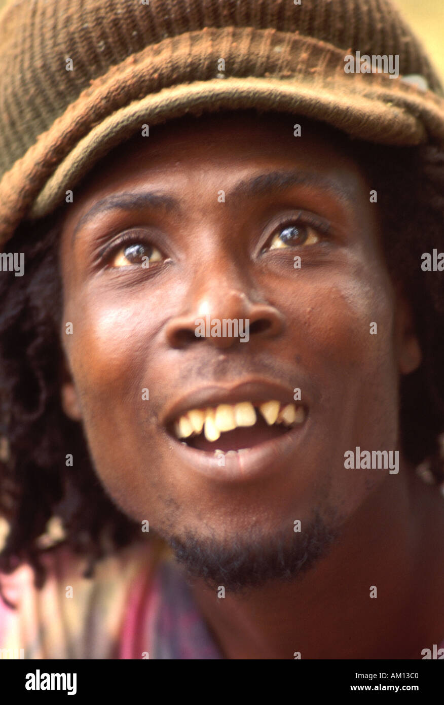 Smiling African American Stock Photo - Alamy