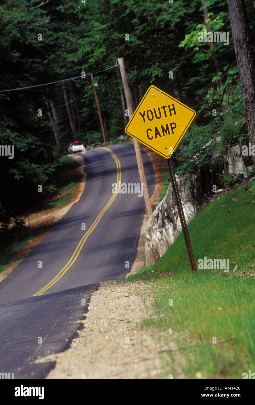 Youth Camp Sign Stock Photo - Alamy