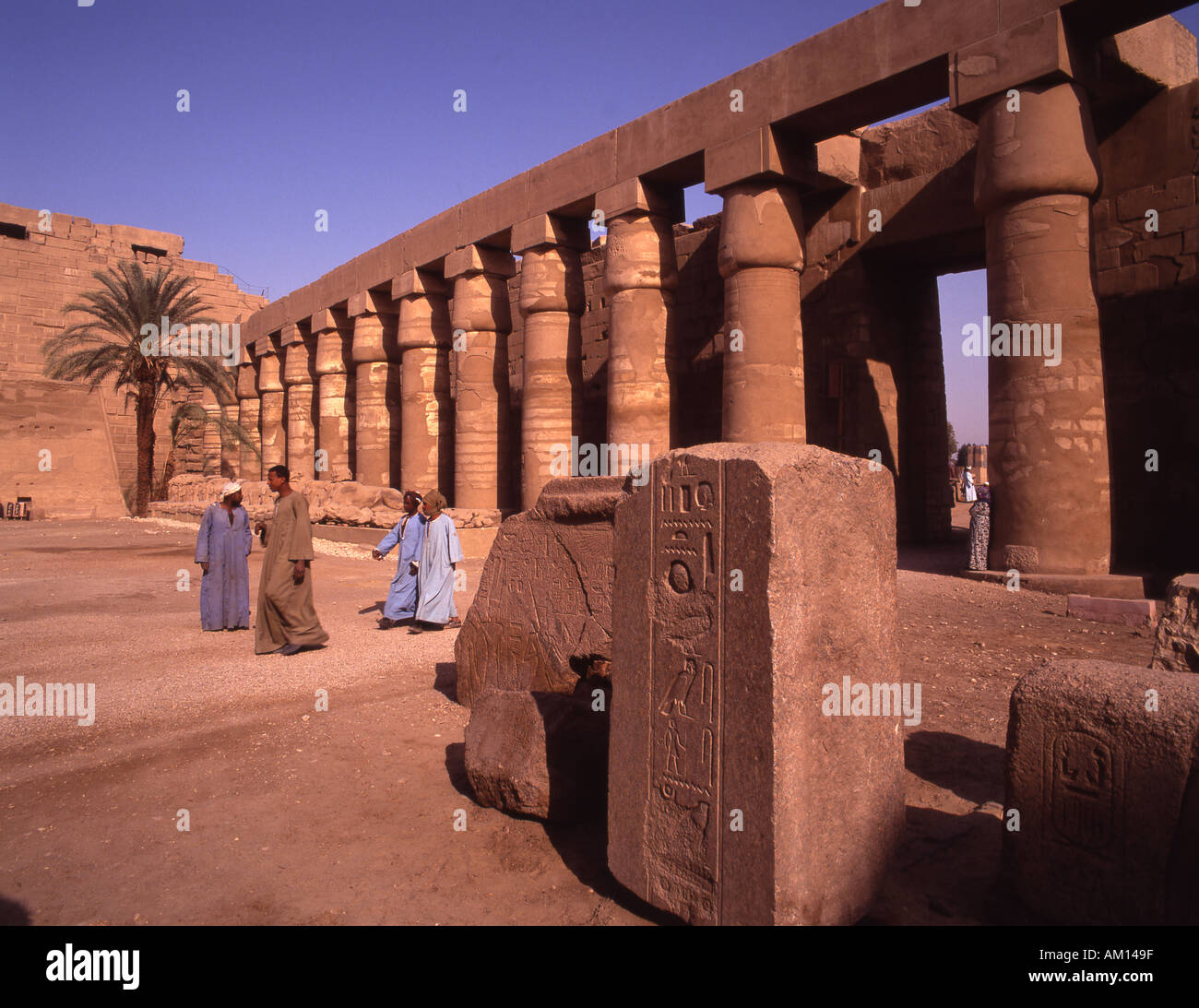 Egypt Luxor Karnak Temple Stock Photo - Alamy