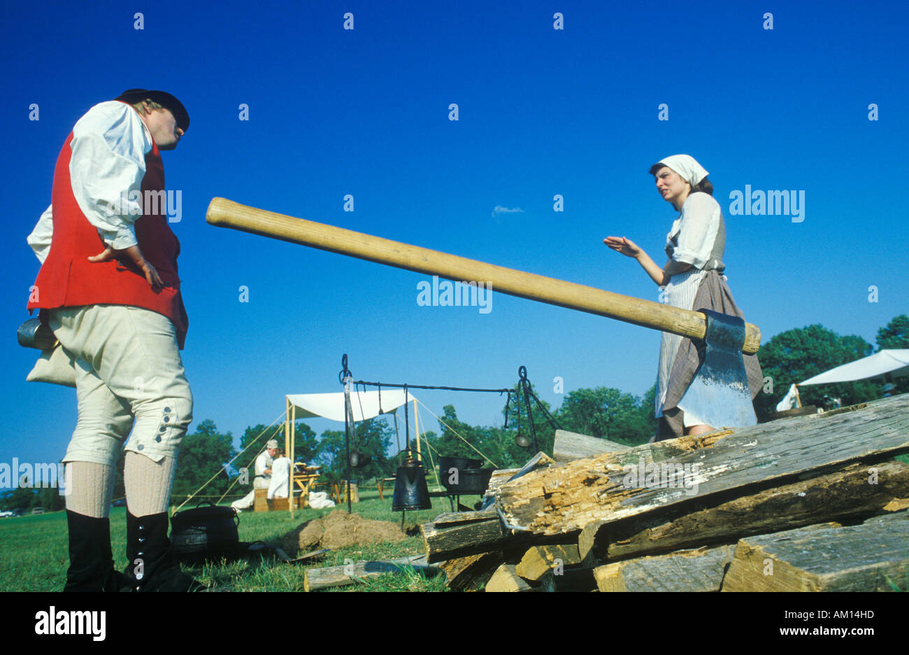 Revolutionary war camp life hi-res stock photography and images - Alamy
