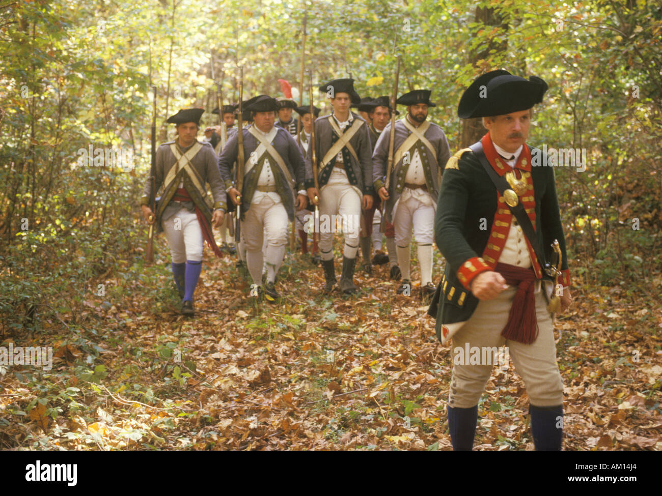 Revolutionary war reenactment hi-res stock photography and images - Alamy
