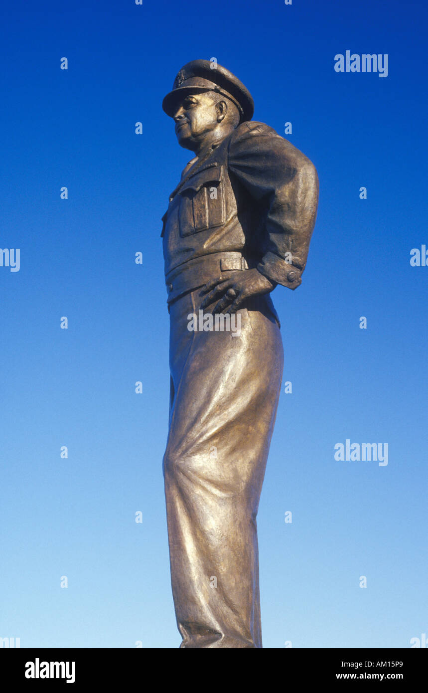 Statue of General Dwight D Eisenhower US Military Academy West Point ...