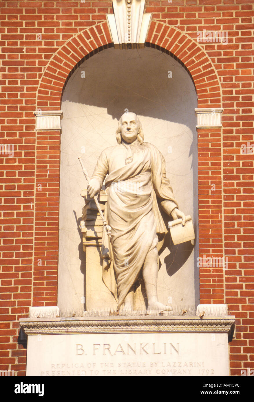 Statue of Benjamin Franklin Stock Photo - Alamy