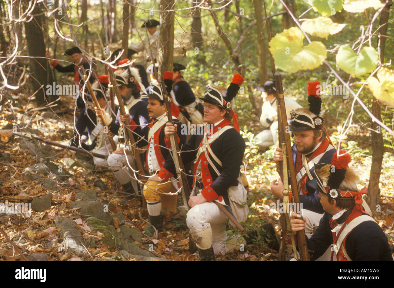 British And American Soldiers Revolutionary War