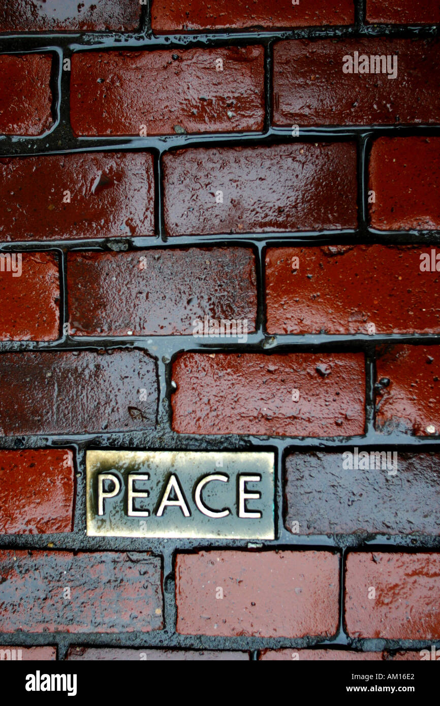 Peace time road sign hi-res stock photography and images - Alamy