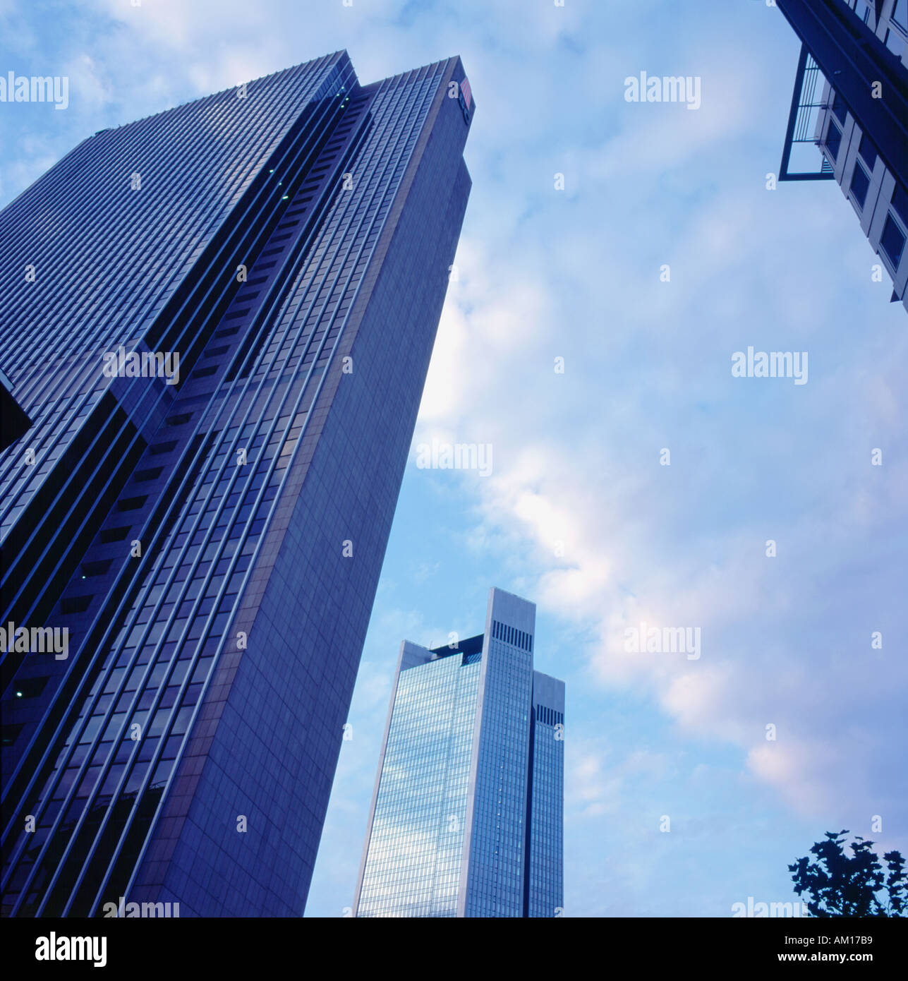 modern bank buildings in Frankfurt am Main Germany Stock Photo - Alamy
