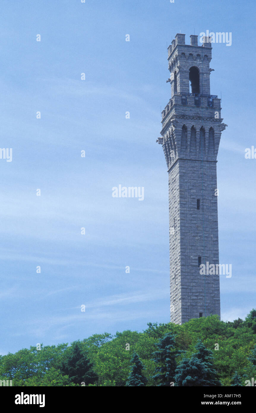 Pilgrims Monument at Provincetown Cape Cod Massachusetts Stock Photo ...