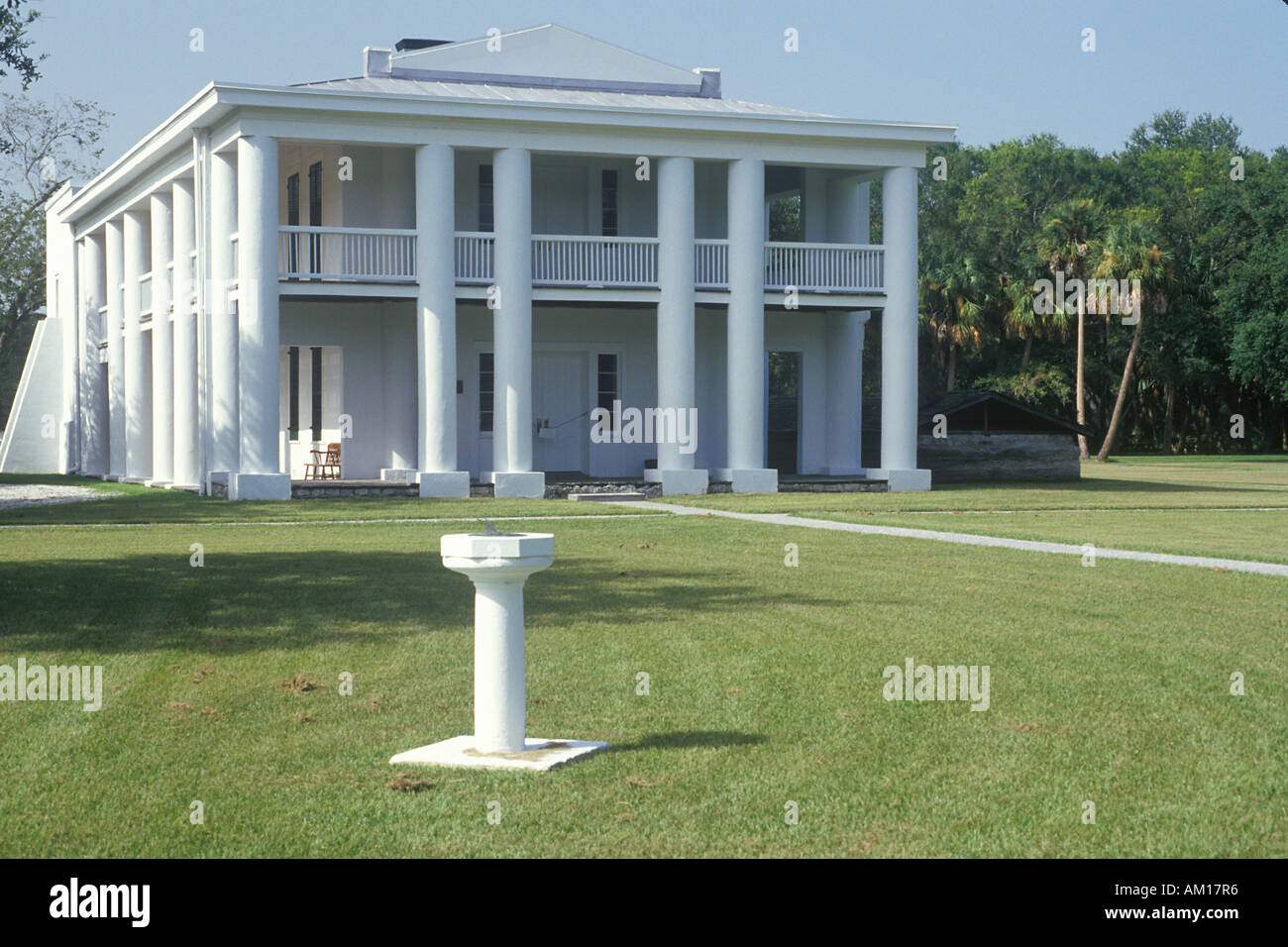 Exterior view of Gamble mansion and plantation State Historic Site in ...