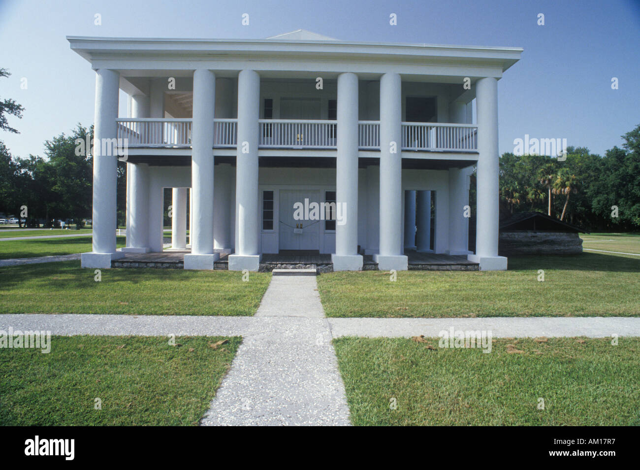 Exterior view of Gamble mansion and plantation State Historic Site in ...