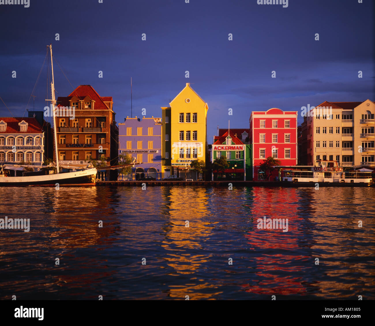 Punda Willemstad Curacao Dutch Antilles Caribbean Stock Photo - Alamy
