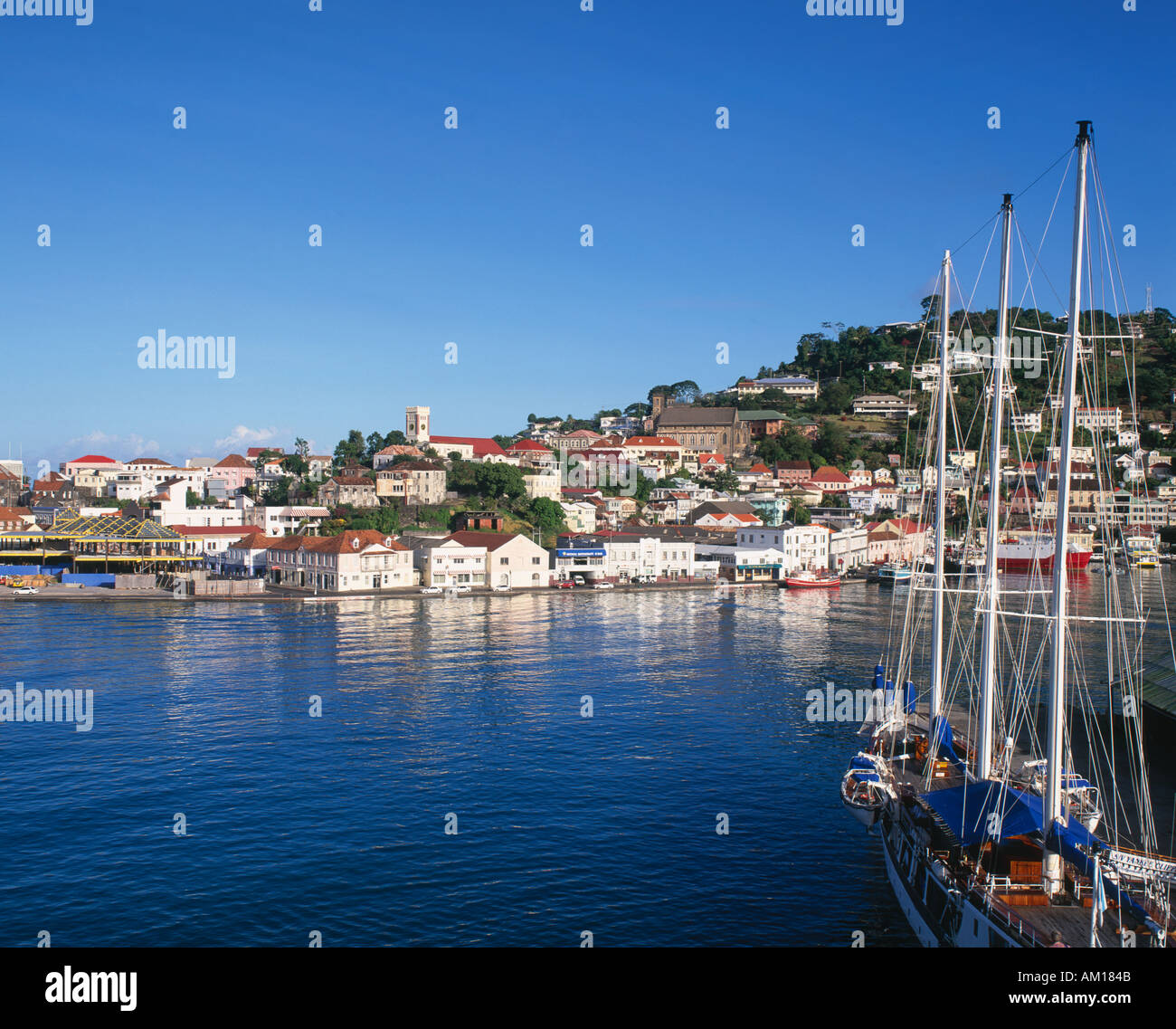 Grenada caribbean island carenage hi-res stock photography and images ...