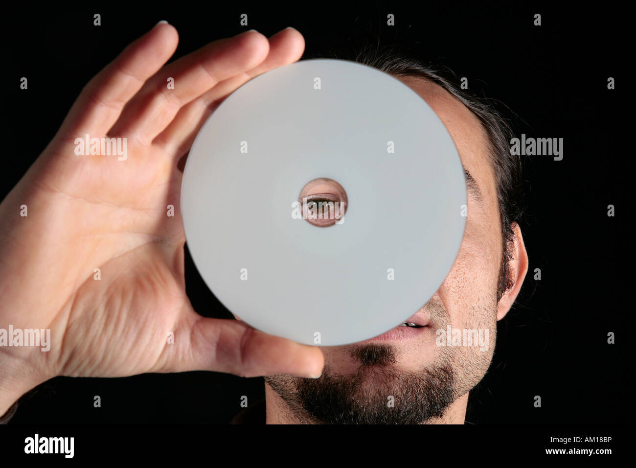 Hand holding compact disc hi-res stock photography and images - Alamy