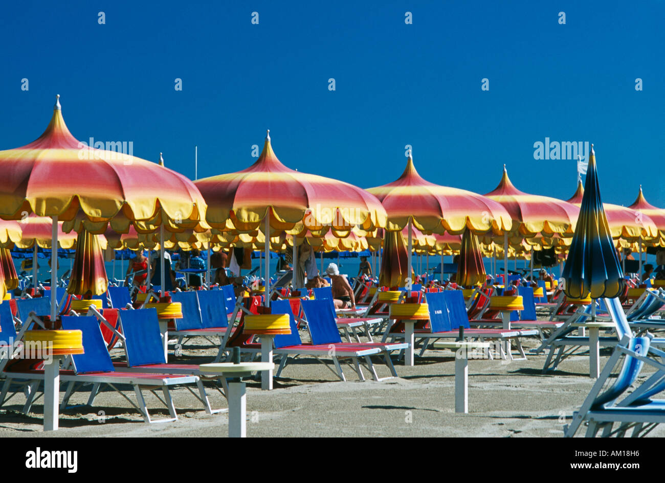 Rimini italy italian beach beaches hi-res stock photography and images ...