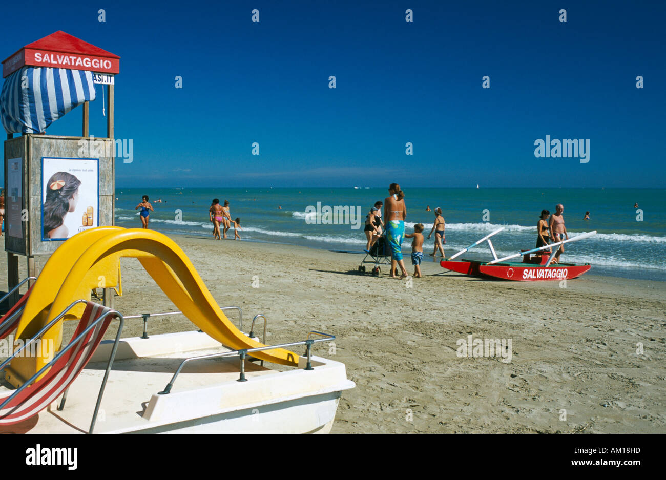 Rimini italy italian beach beaches hi-res stock photography and images ...