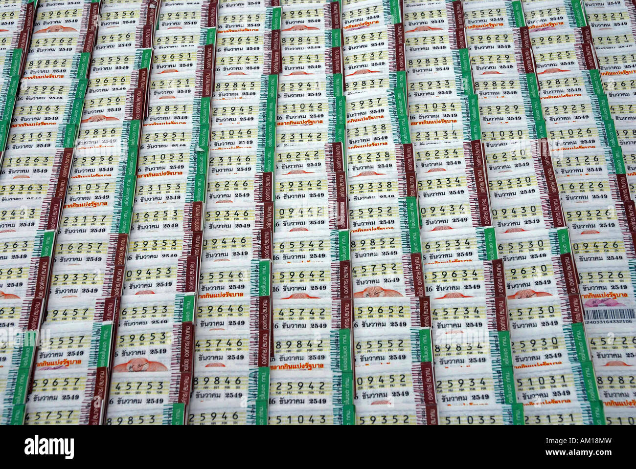 Lottery, Bangkok, Thailand, Asia Stock Photo - Alamy