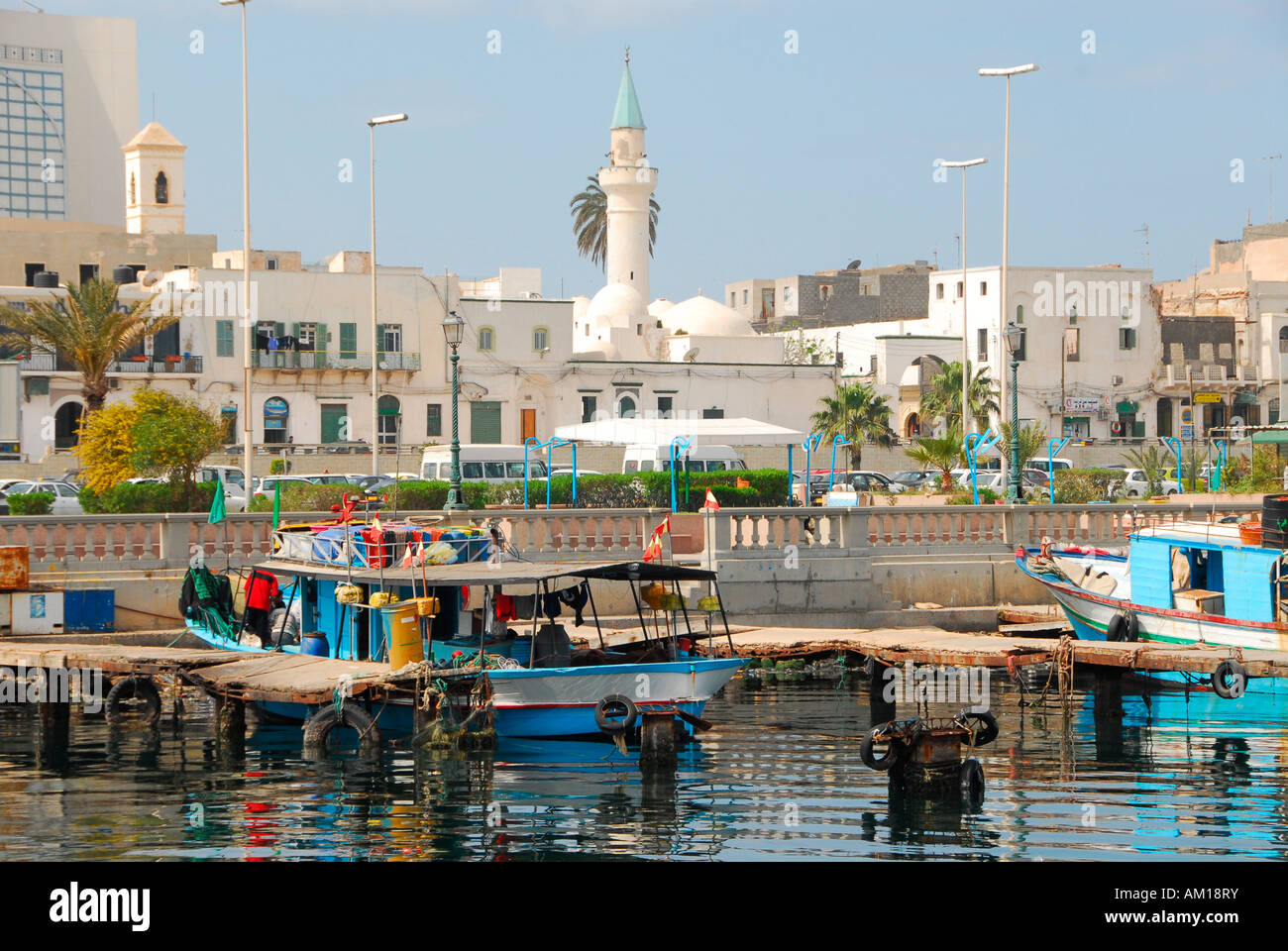 Fishing boats, Tripolis, Libya Stock Photo - Alamy