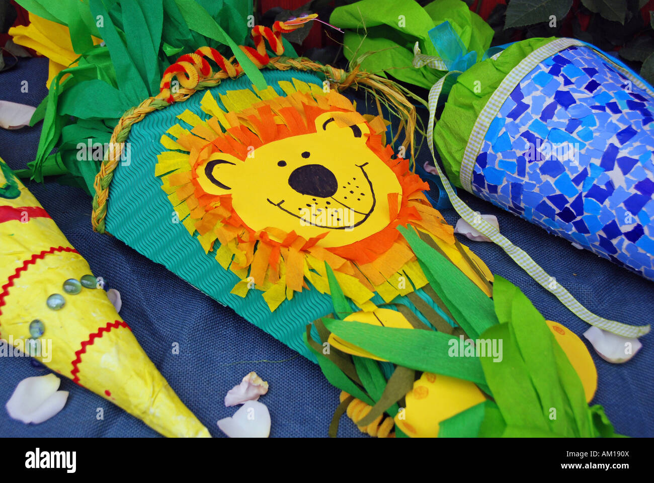 School cone, Germany, Europe Stock Photo - Alamy