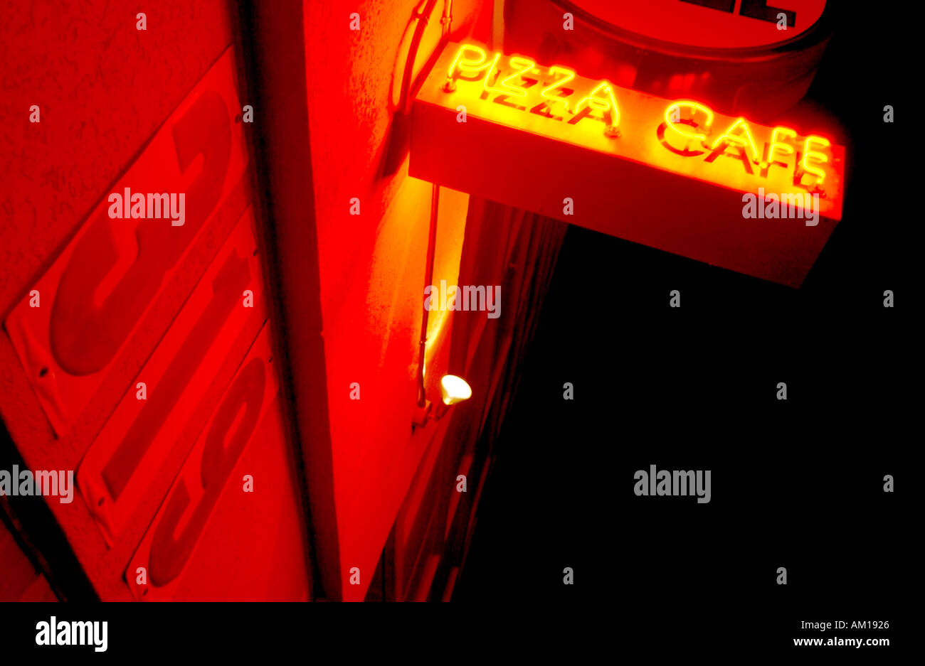 Horizontal color image of a sign outside of a building in downtown ...