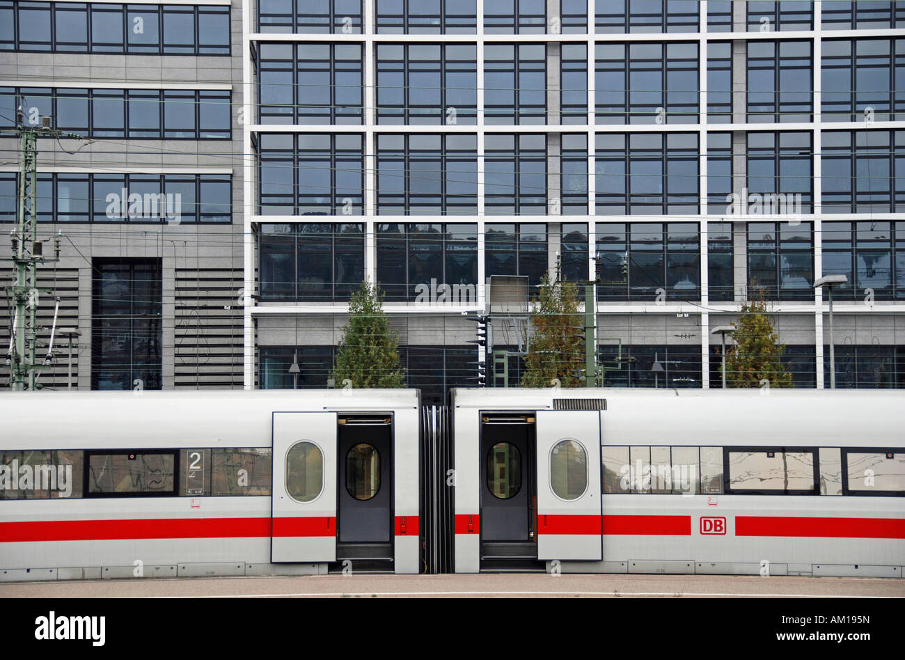 Intercity Express, Stuttgart main station, Germany Stock Photo - Alamy