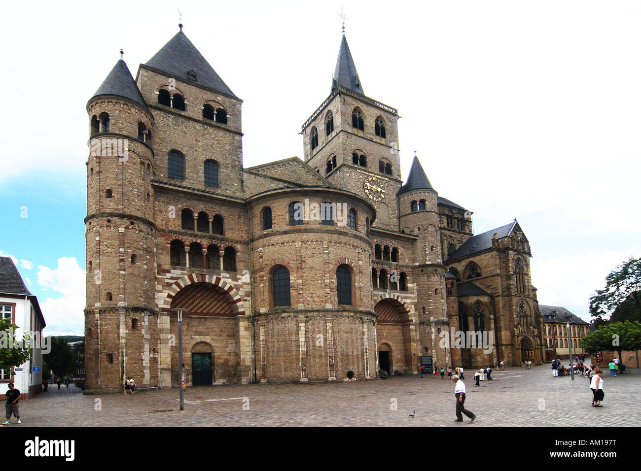 Cathedral, Old City center, Trier, Rheinland-Pfalz, Germany Stock Photo ...